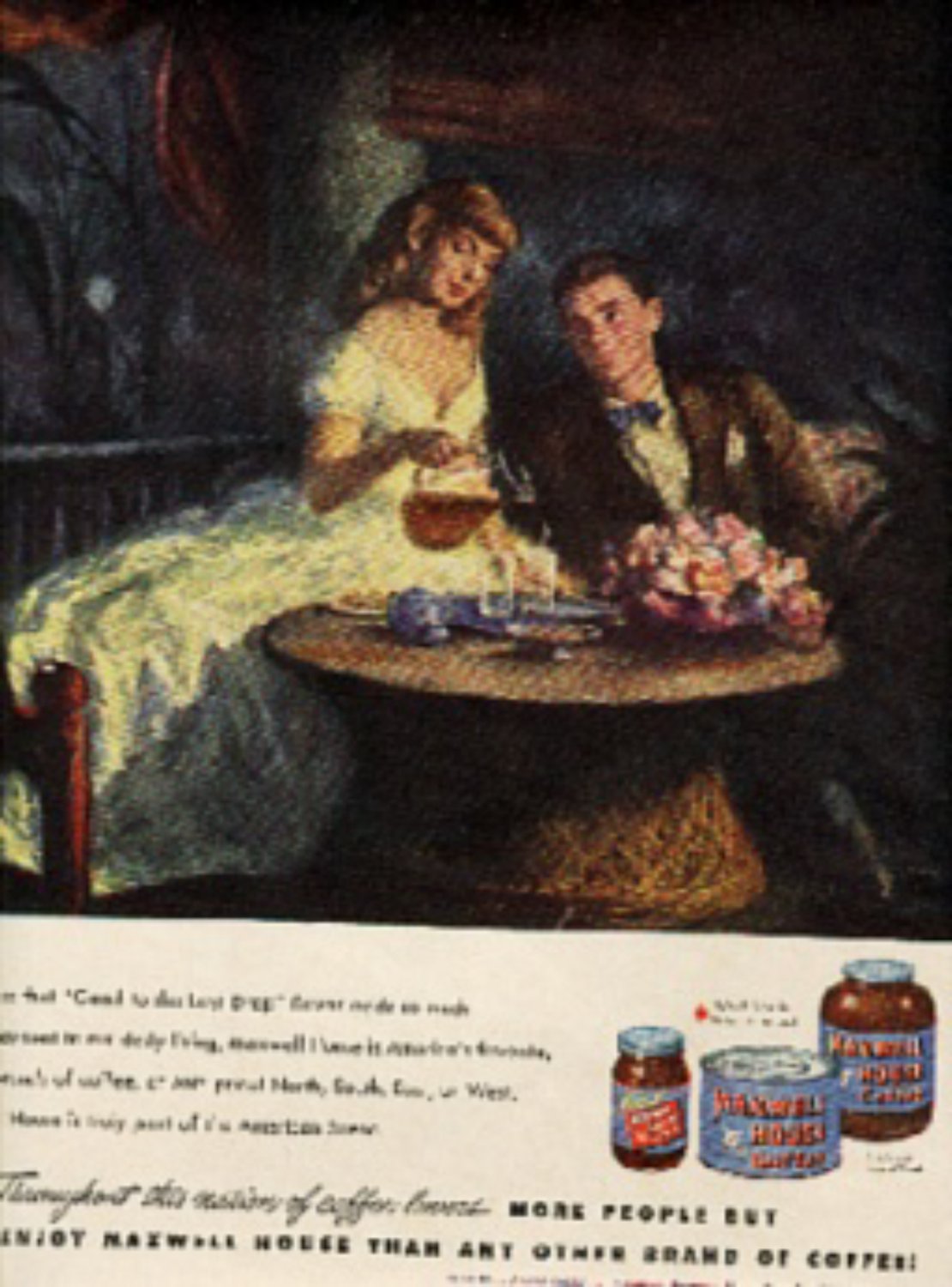 1948 Maxwell House Coffee magazine ad (# 448)
