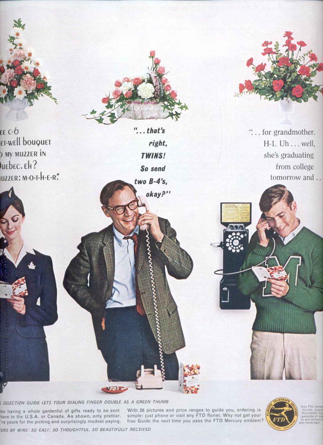 June 6, 1964 - FTD florists magazine ad (#1401)