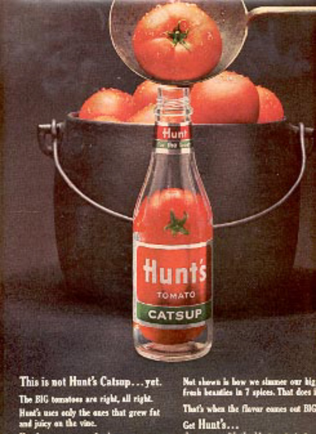 1964 Hunt's Catsup magazine ad ( # 2554)
