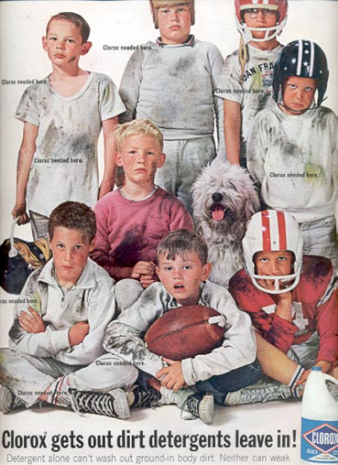 1964 Clorox Bleach magazine ad (# 4612)