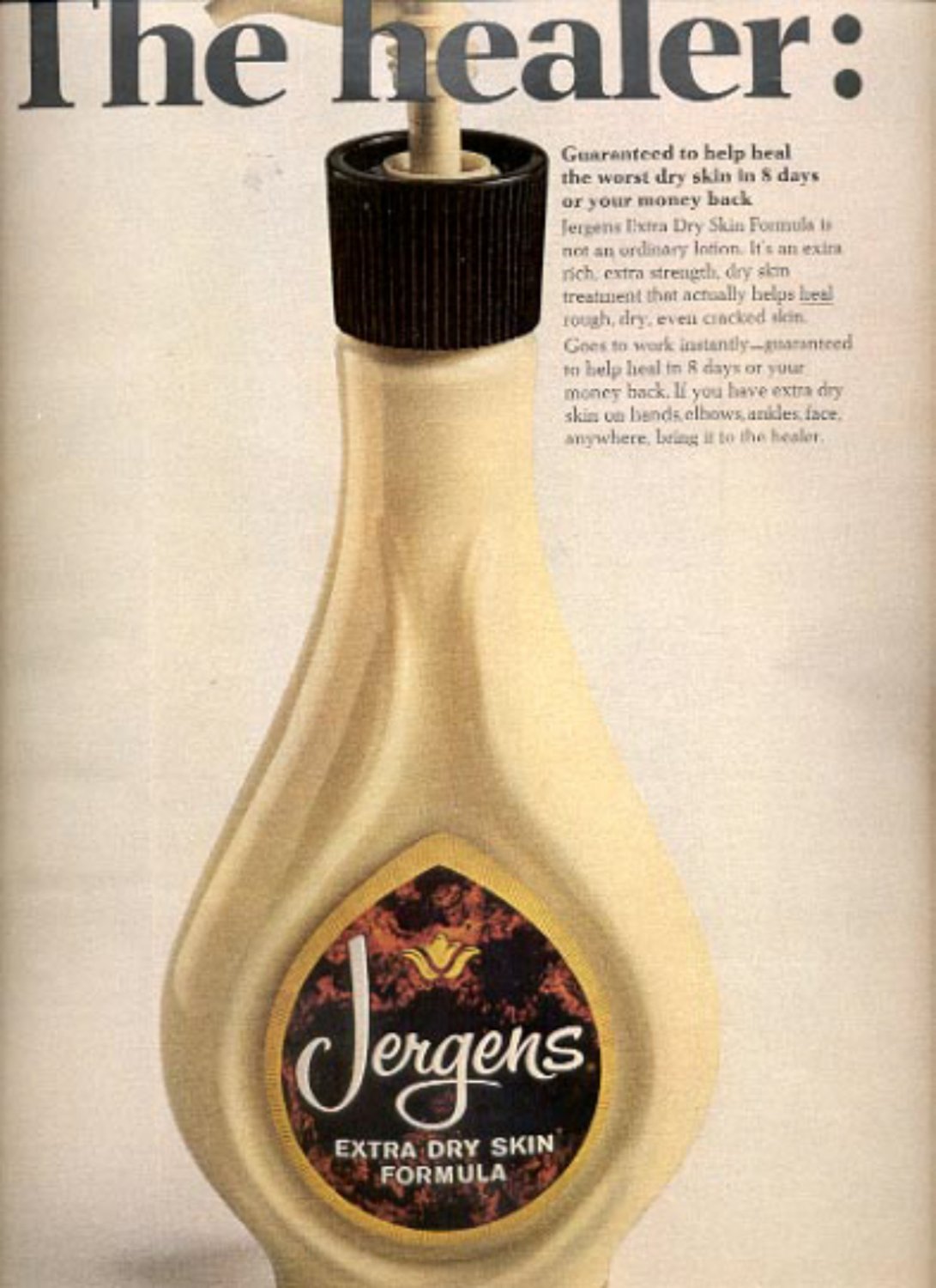 1968 Jergens extra dry skin formula magazine ad (#4134)