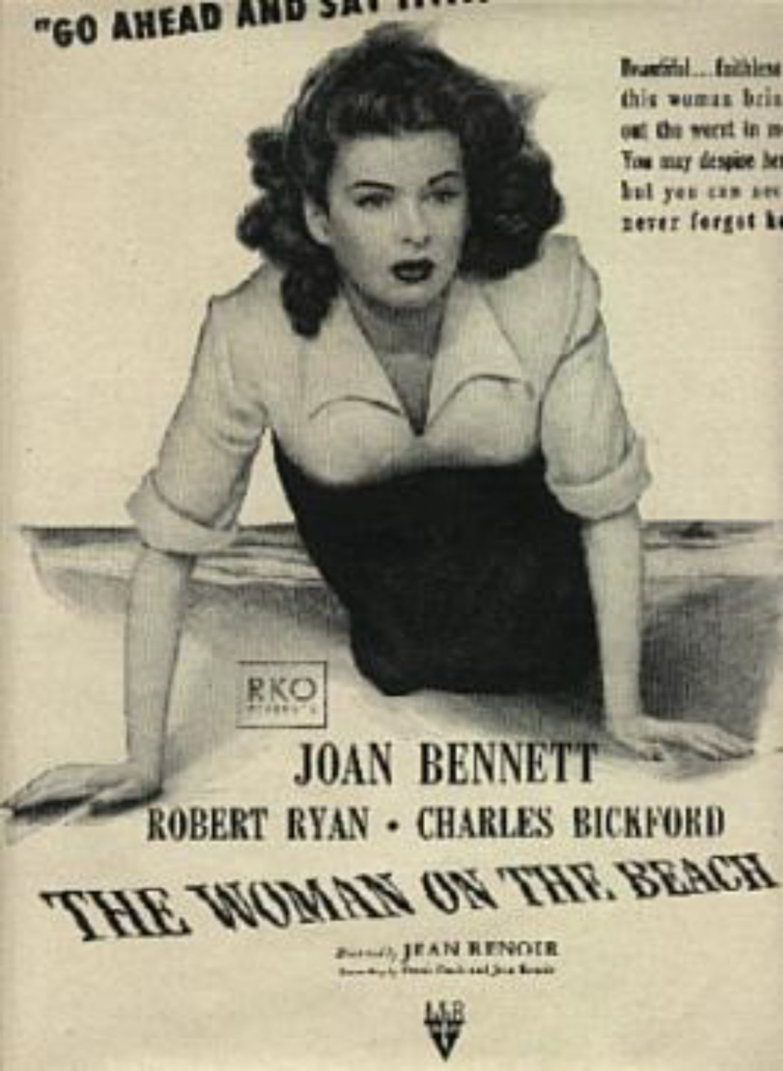 1947 'The Woman on the Beach' movie magazine ad (#1141)