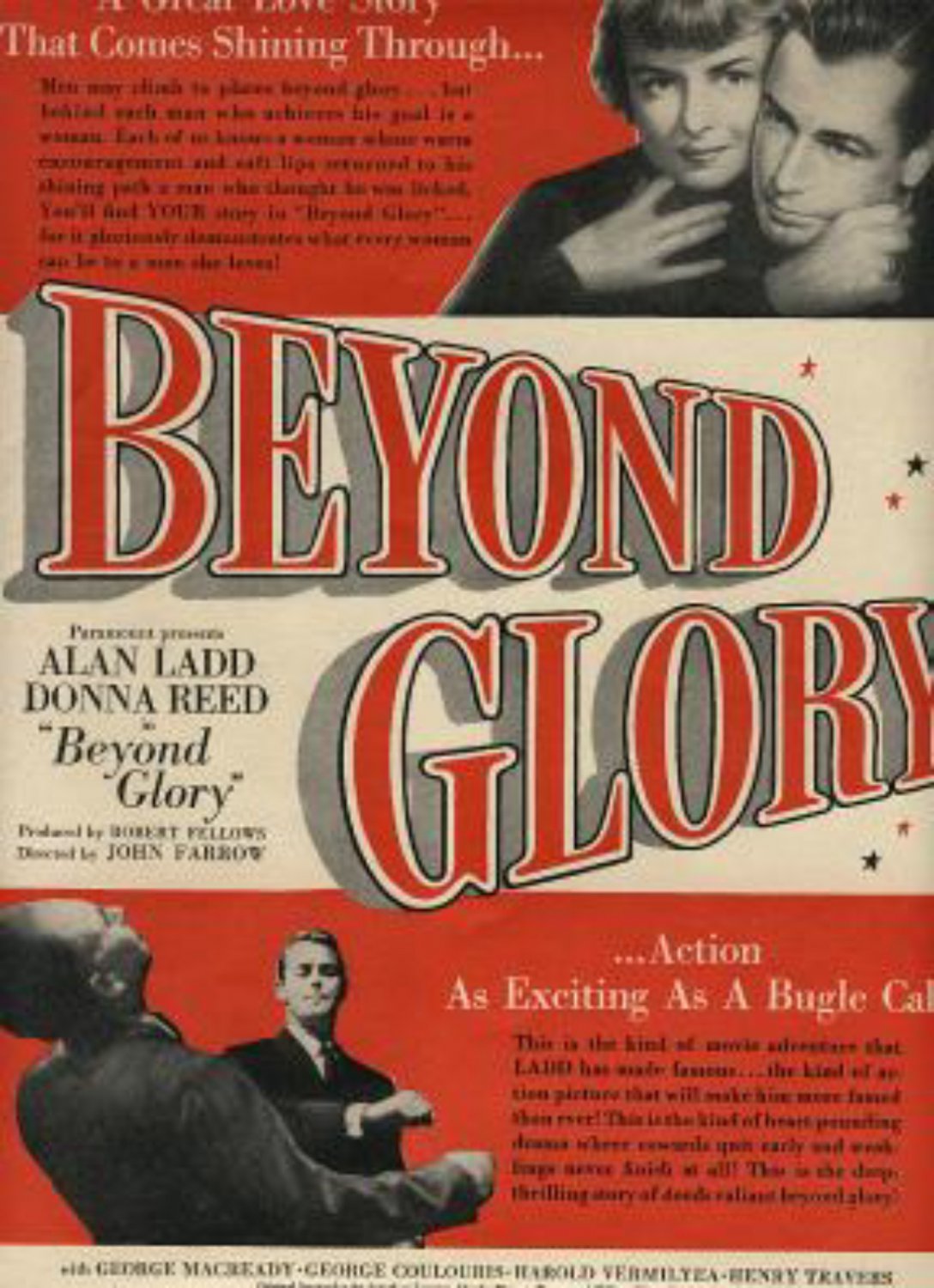1948 "Beyond Glory" movie magazine ad (#789)