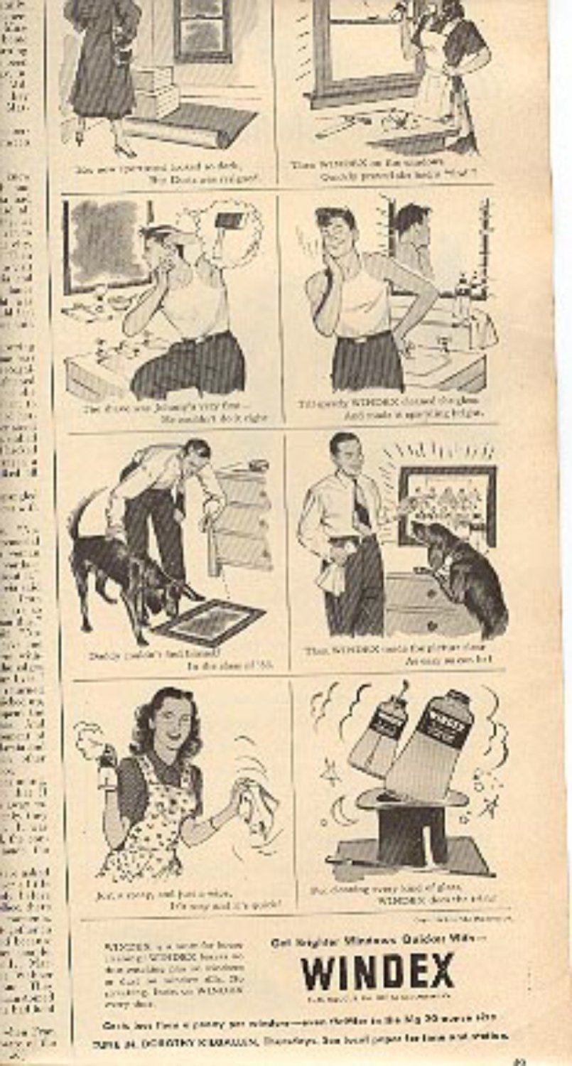 1948 Windex magazine ad (# 1945)
