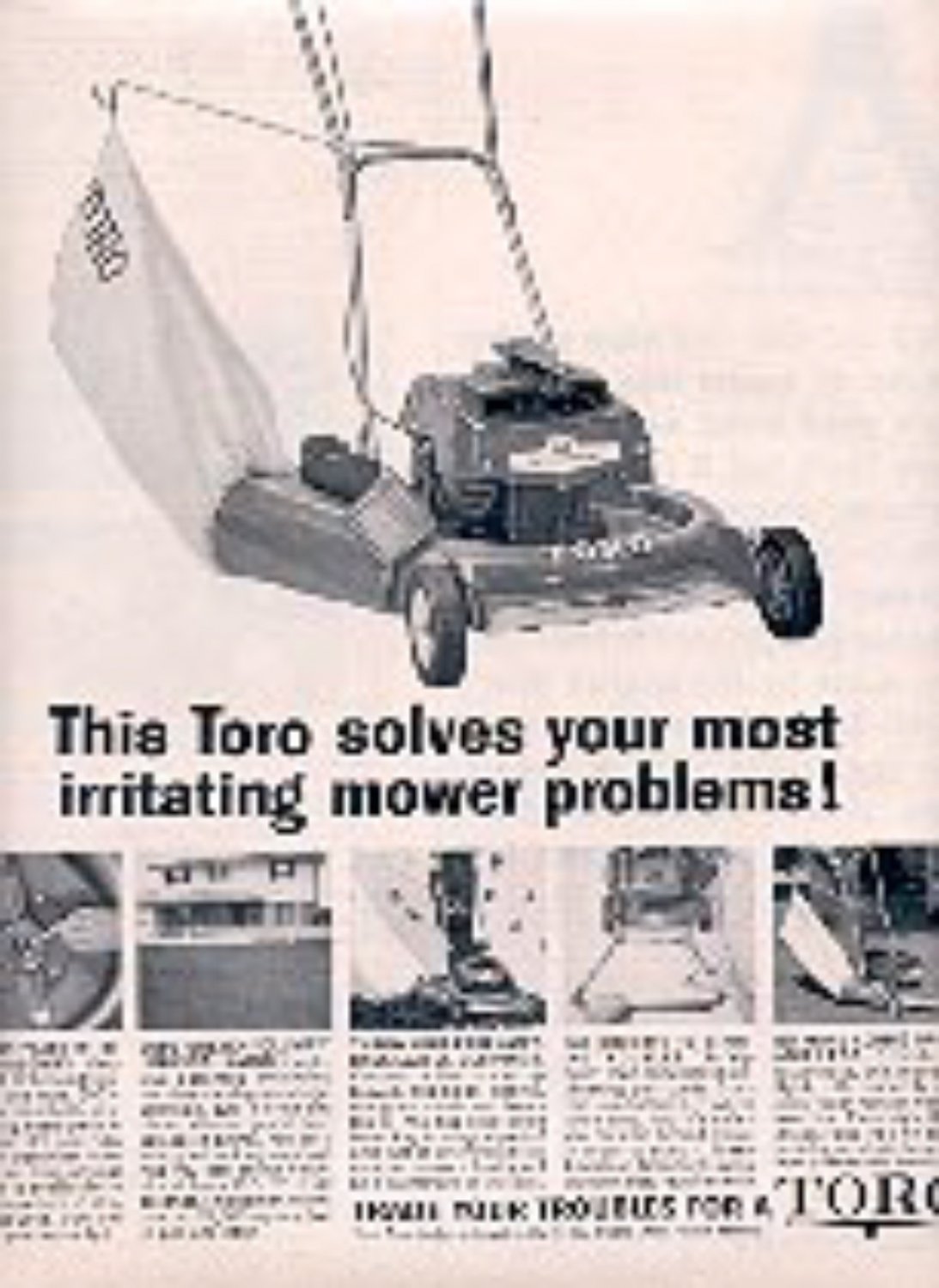 1962 Toro Lawn Mower magazine ad (# 3010)