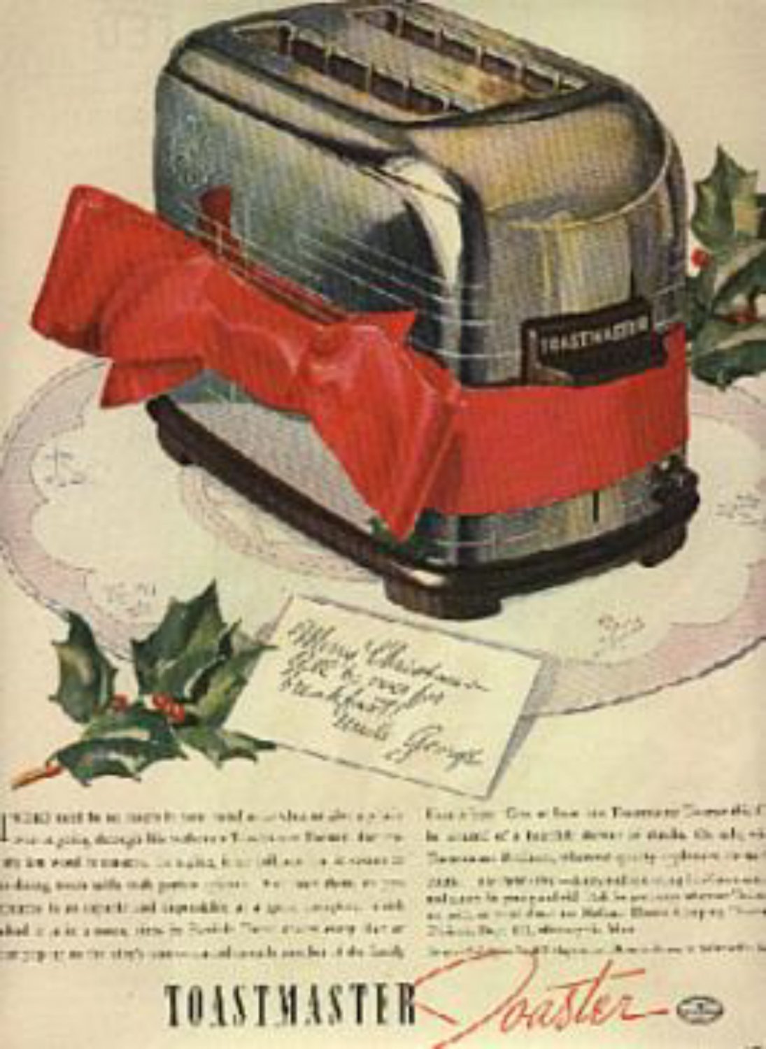 1937 Toastmaster Toaster magazine ad (# 1044)