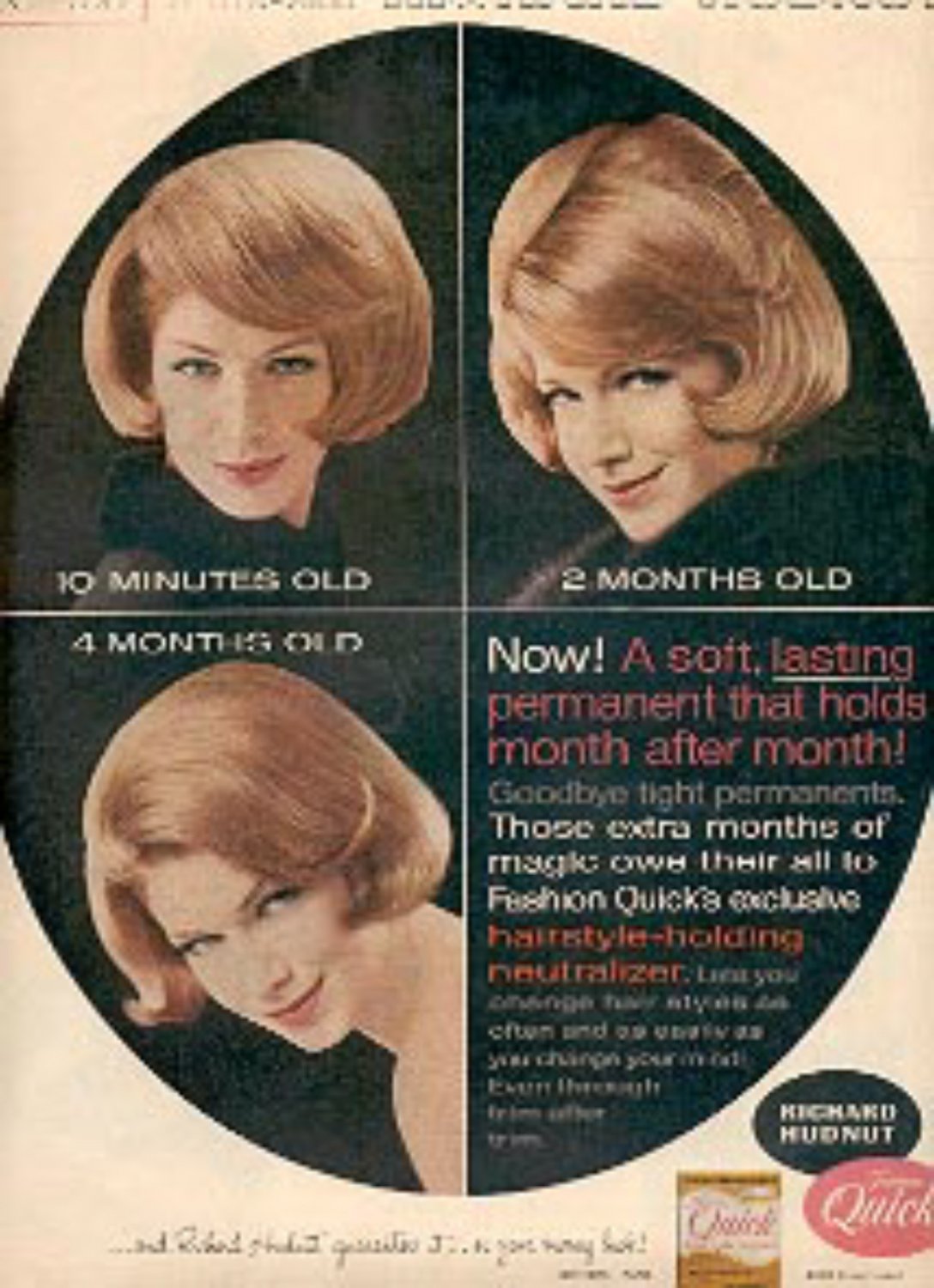 1963 Fashion Quick Permanent magazine ad ( # 2396)