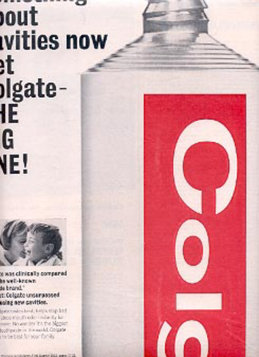 1964 Colgate Toothpaste magazine ad ( # 2551)