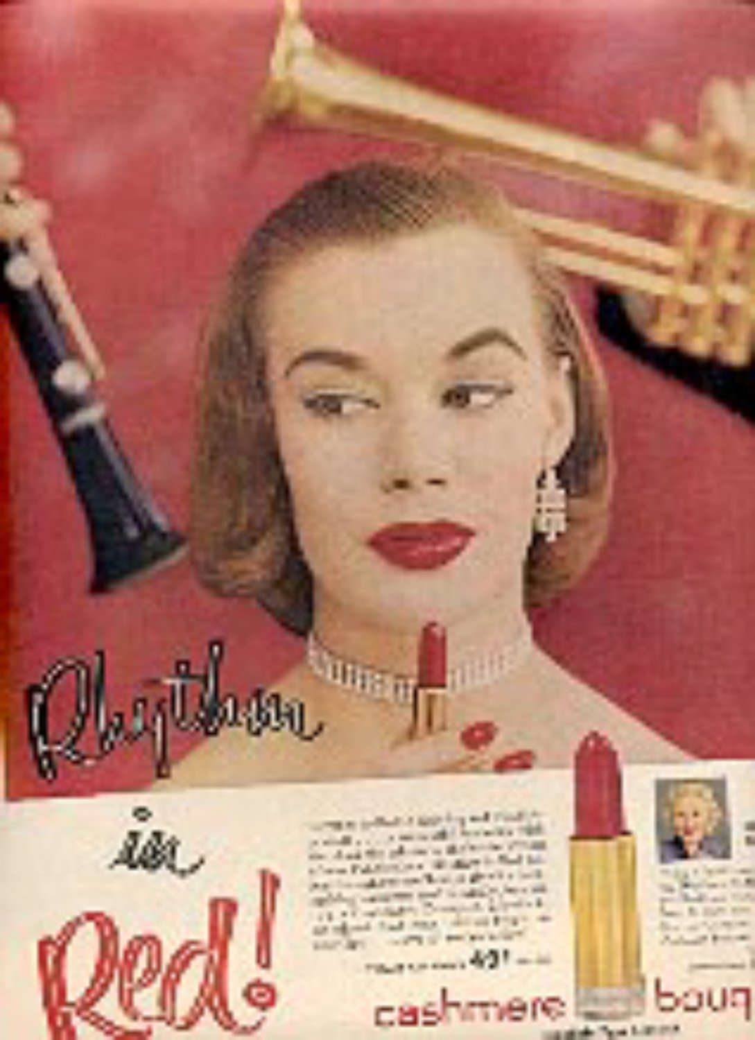 1955 Cashmere Bouquet magazine ad (# 1923)