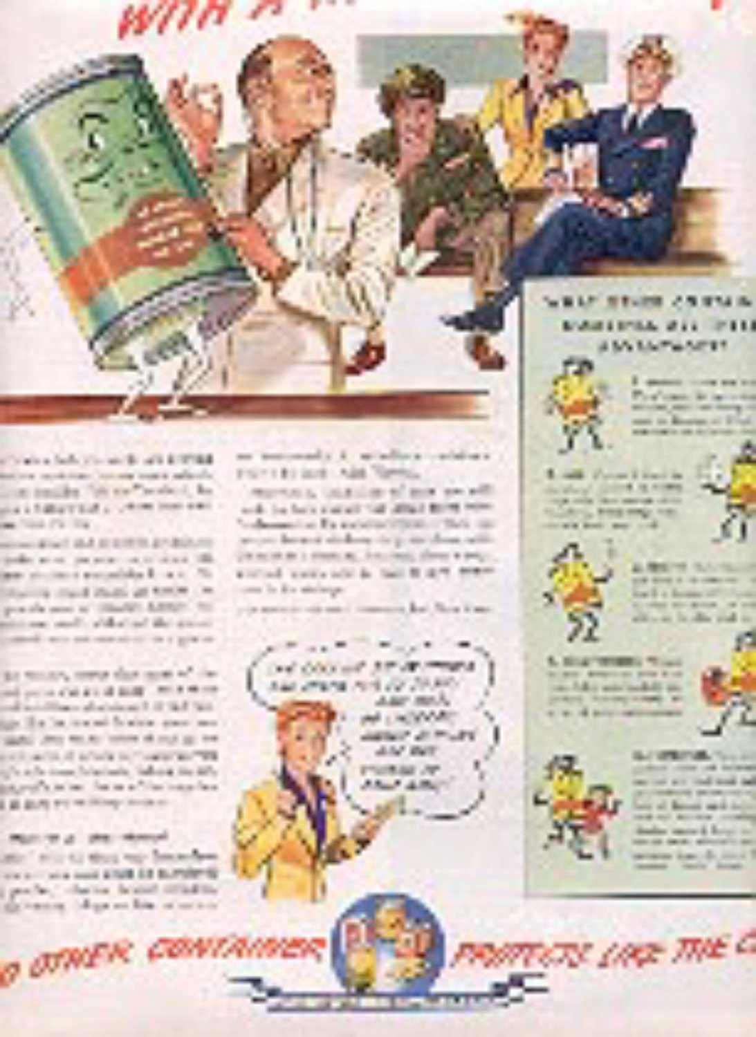1944 Can Containers magazine ad (# 3081)