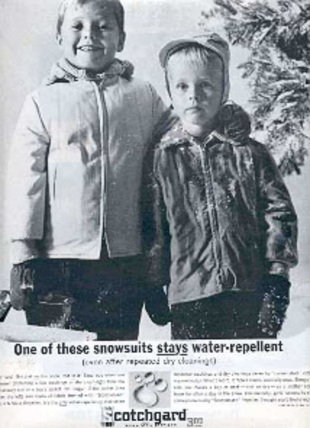 1962 Scotchgard Rain & Stain Repeller magazine ad ( #2120)