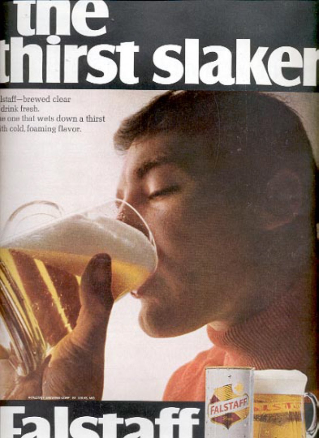 1968 Falstaff Beer magazine ad (# 4562)