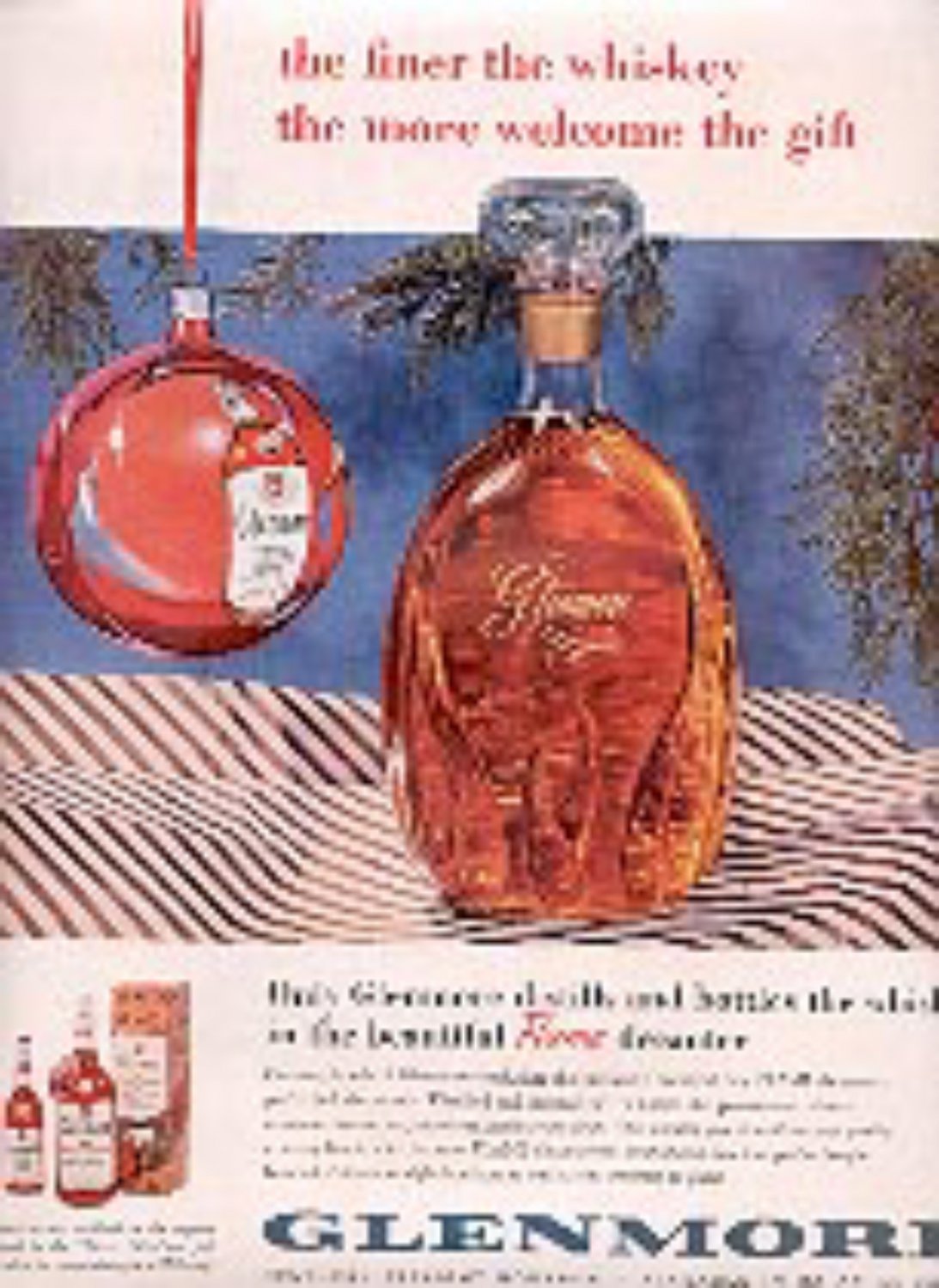 1954 Glenmore Bourbon magazine ad (# 1788)
