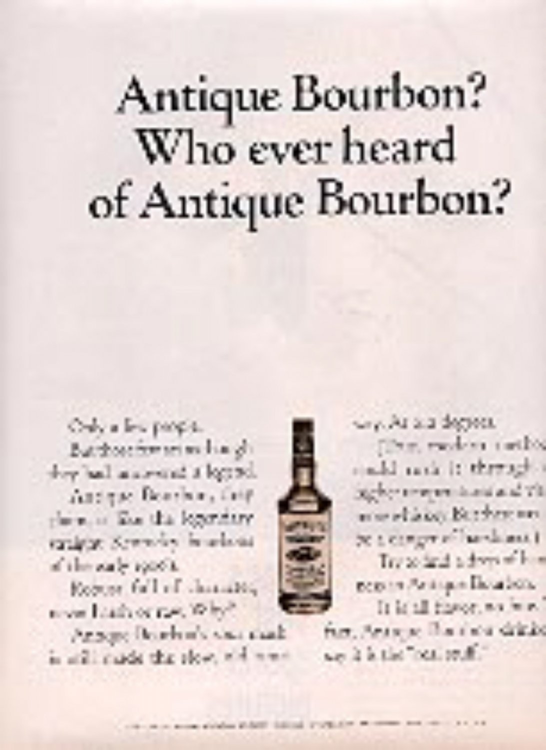 1962 Antique Bourbon magazine ad ( # 3005)