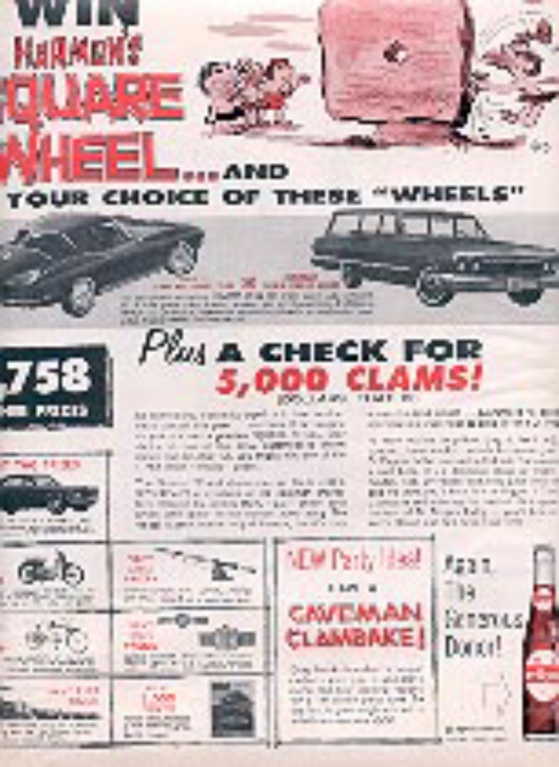 1963 Dr. Pepper Contest magazine ad ( # 3033)