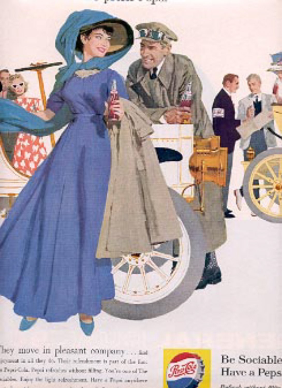 1960 Pepsi- Cola magazine ad ( # 2048)