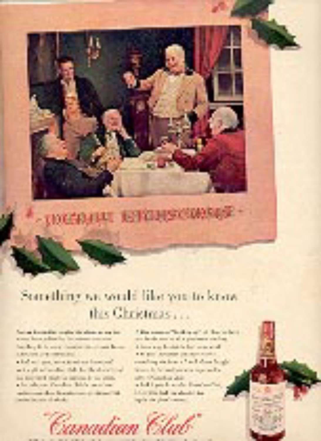 1943 Canadian Club Whisky magazine ad ( # 3140)
