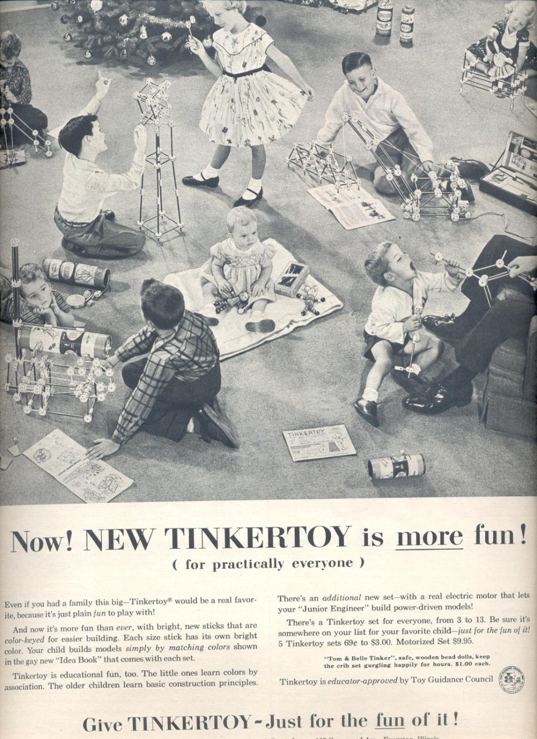 Dec. 13, 1955 Tinkertoy magazine ad (# 4273 )