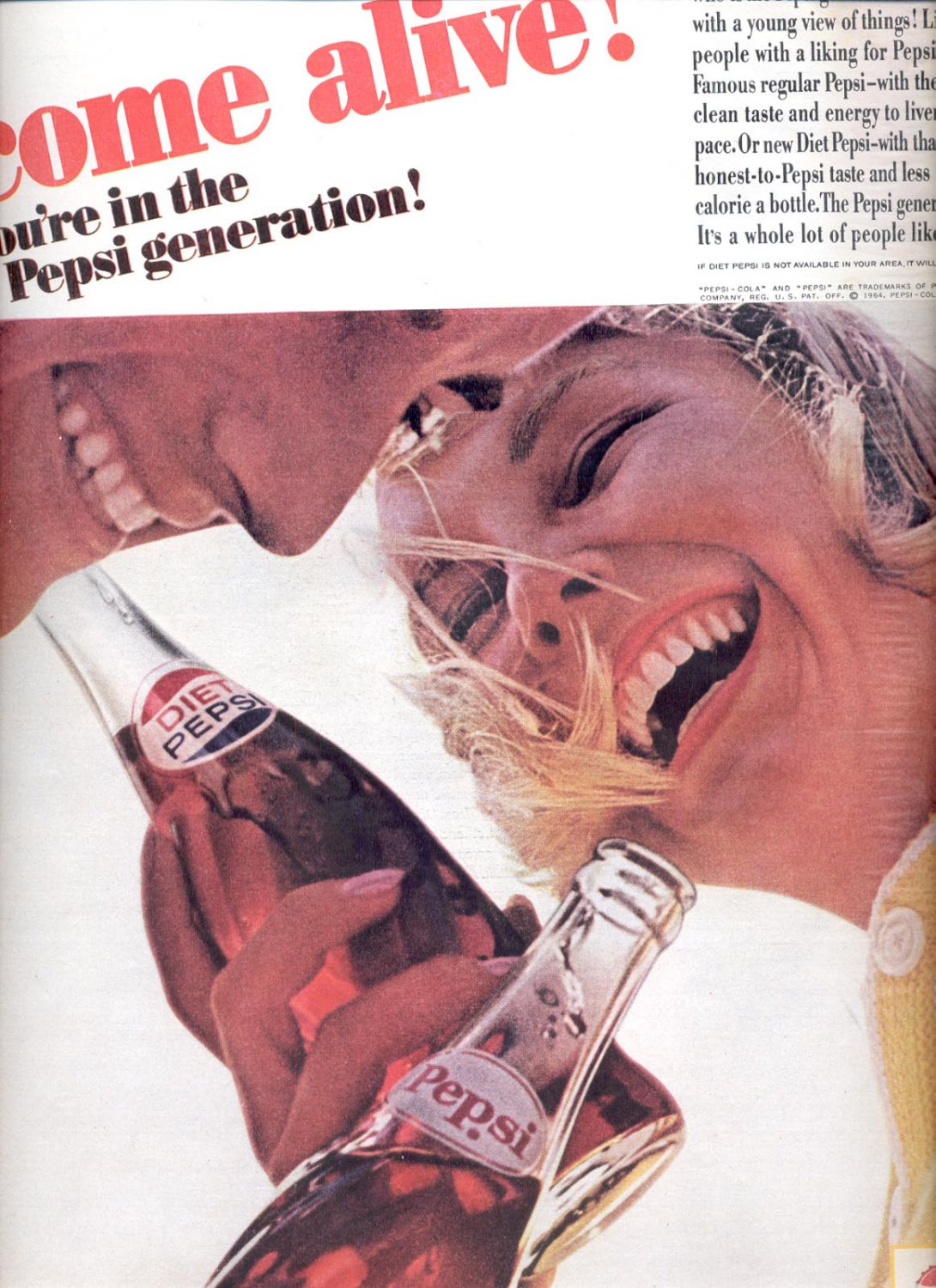 Oct. 16, 1964 Pepsi-Cola magazine ad (# 3326 )