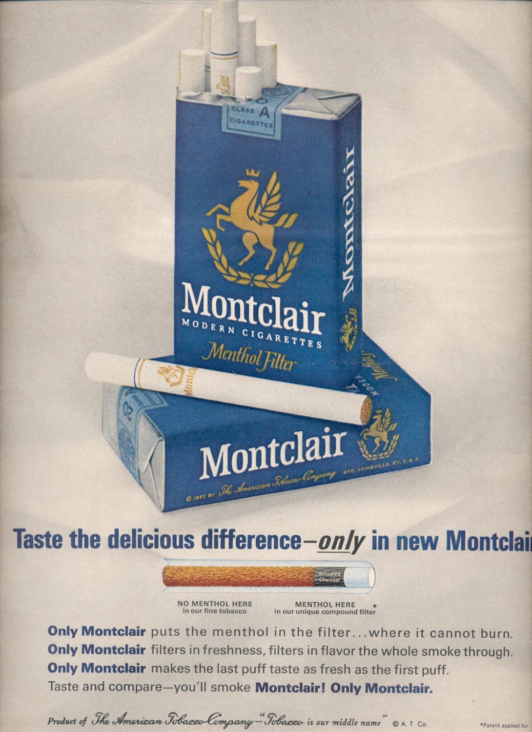 Feb. 11, 1964 Montclair Cigarettes magazine ad (# 3961)
