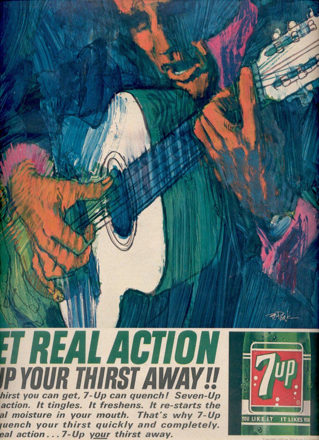 Feb. 11, 1964 -7 UP- (Seven-Up) magazine ad (# 3966)