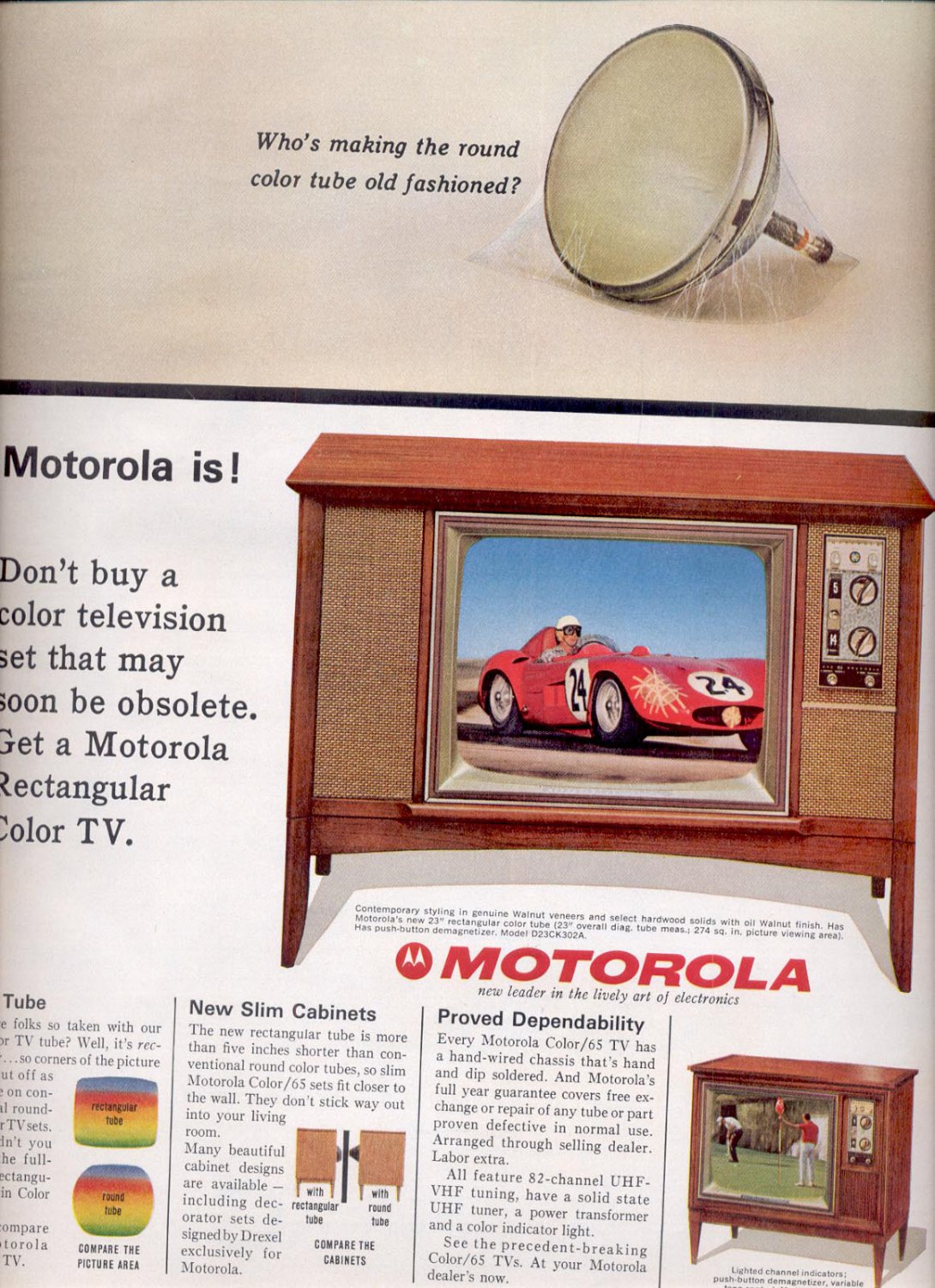 Oct. 16, 1964 Motorola TV magazine ad (# 3329)
