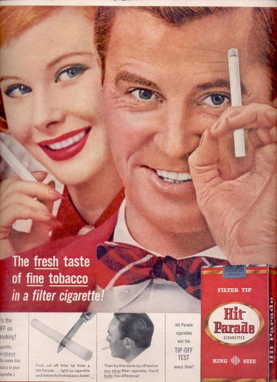 Sept. 17, 1957 Hit Parade Cigarettes magazine ad (# 3369)