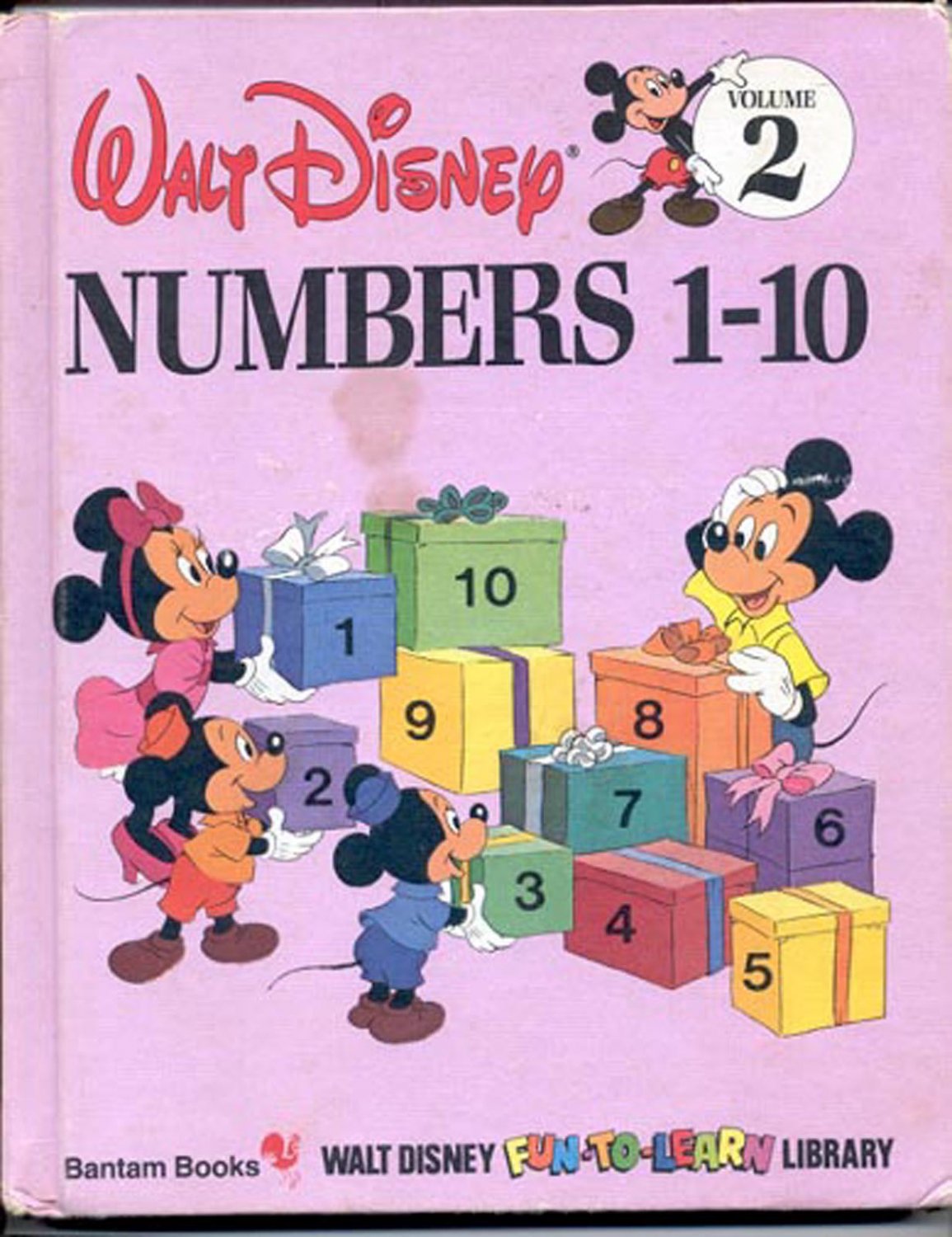 Walt Disney Numbers 1-10- Volume 2- HB