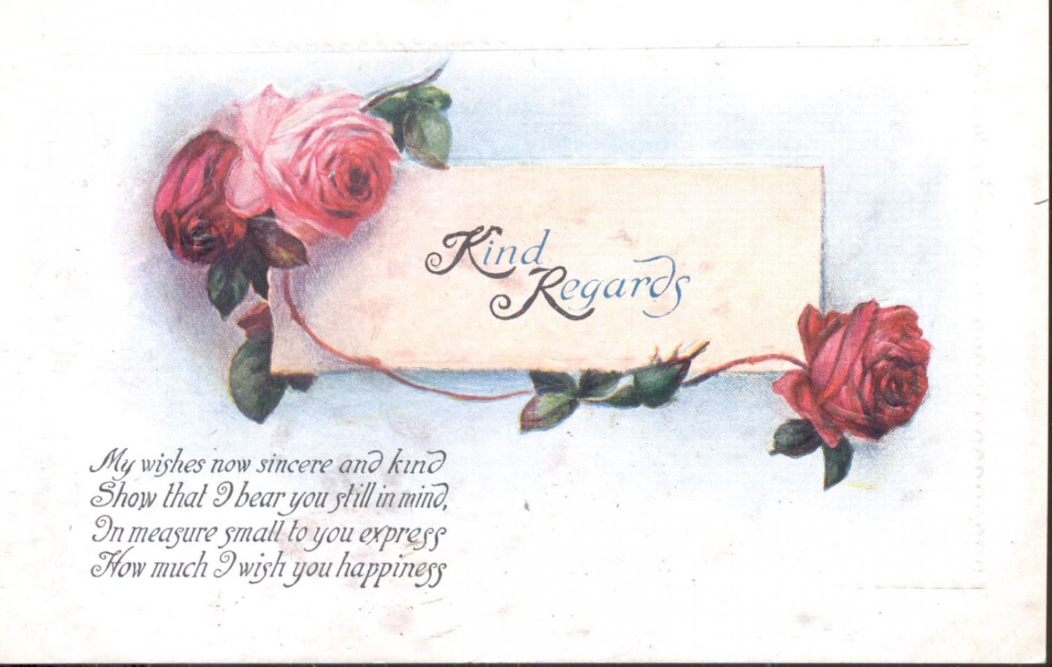 Kind Regards Postcard (#185)