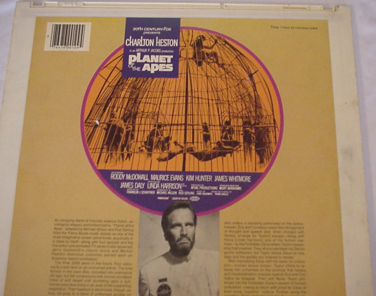 Planet of the Apes - RCA SelectaVision Video Discs with Charlton Heston