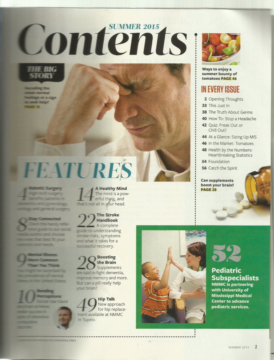 Vim & Vigor magazine - Summer 2015- David Beckham