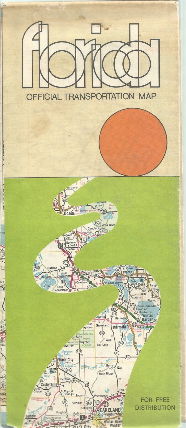 1978 Florida Official Transportation Map