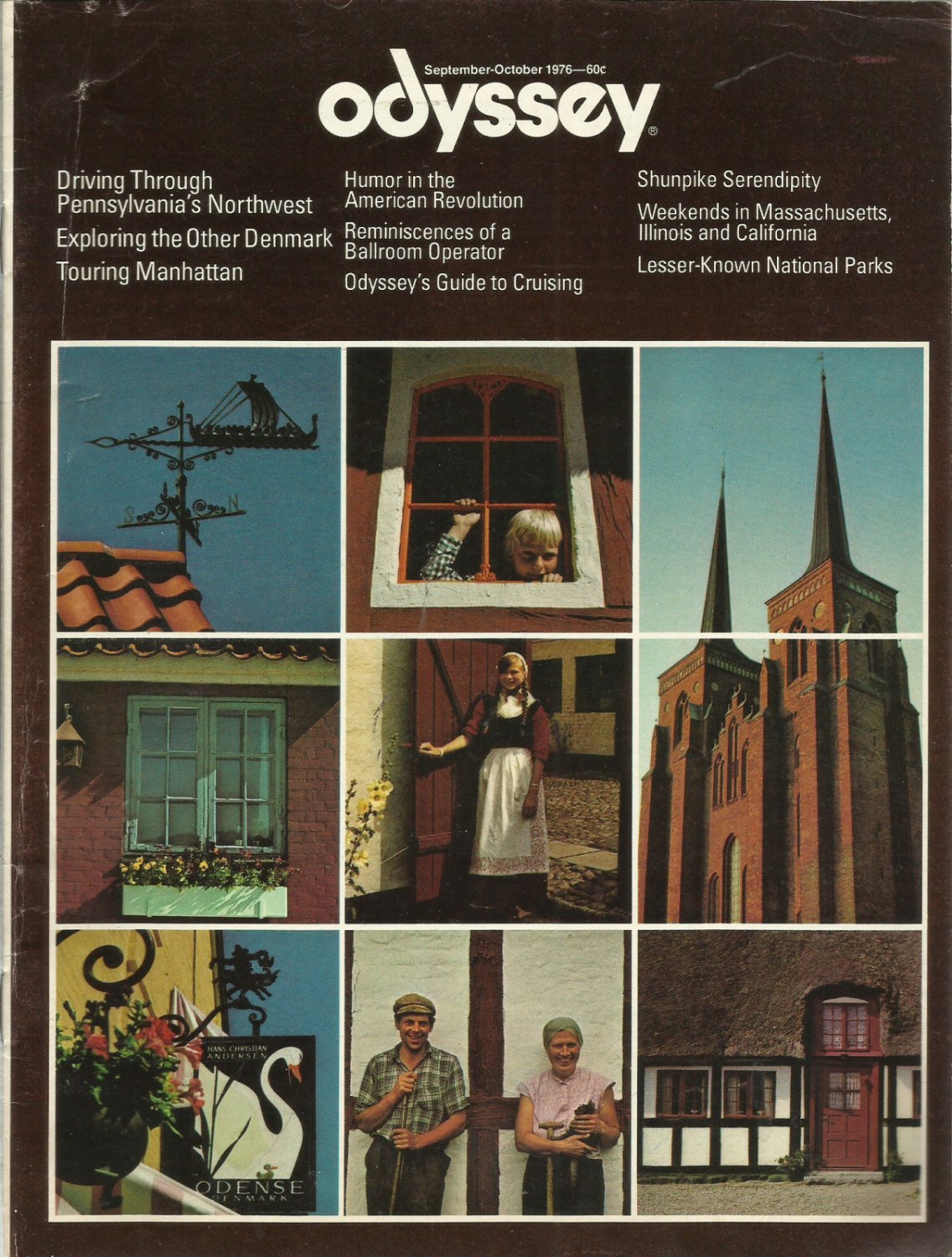Odyssey Travel Magazine- September/ October 1976- Vol. 9 No. 5- Manhatten
