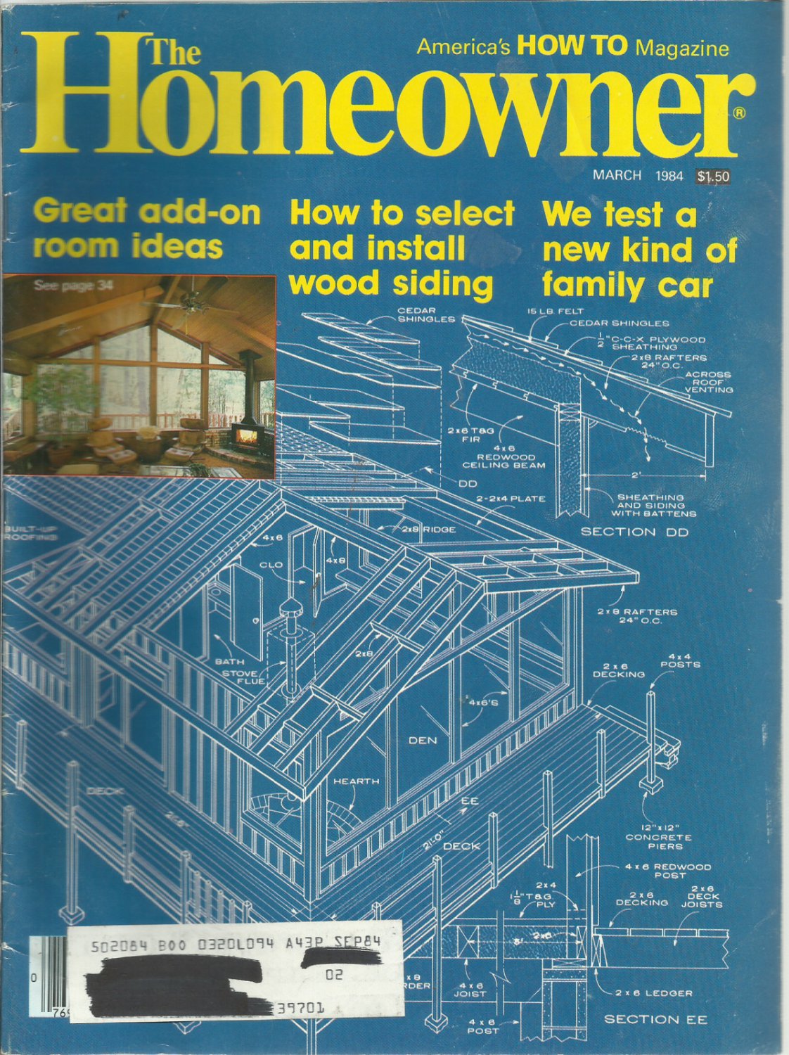 American's How To magazine The Homeowner- March 1984- Great add on room ...