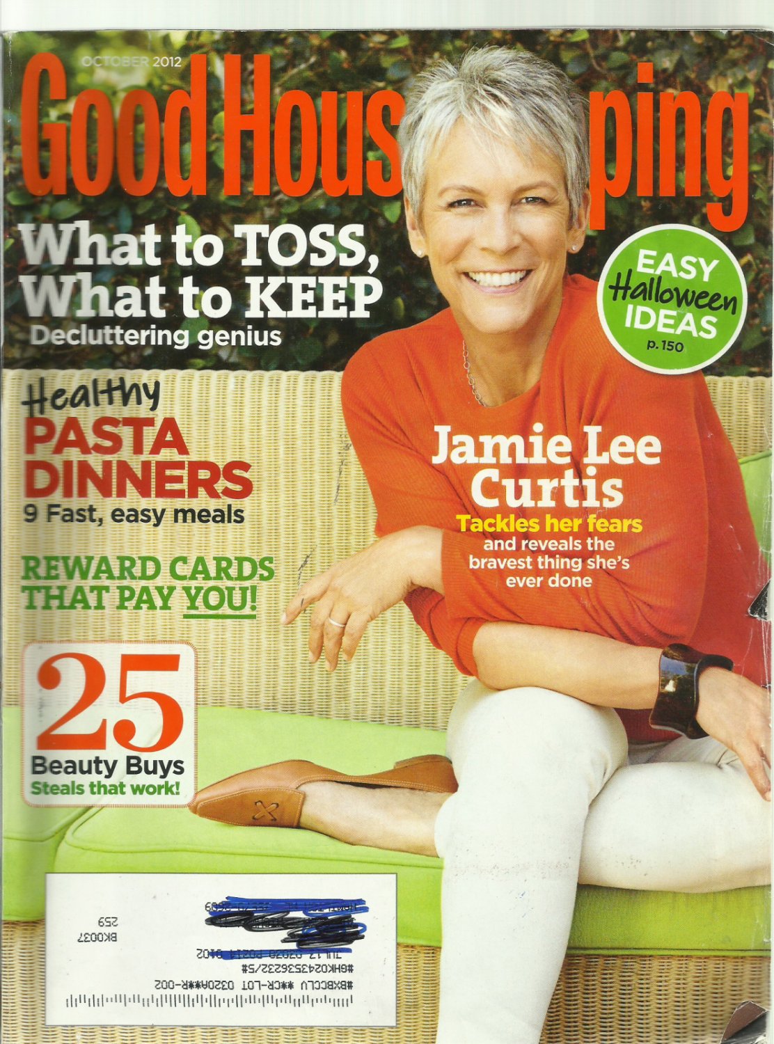 Good Housekeeping magazine- October 2012-Healthy Pasta Dinners