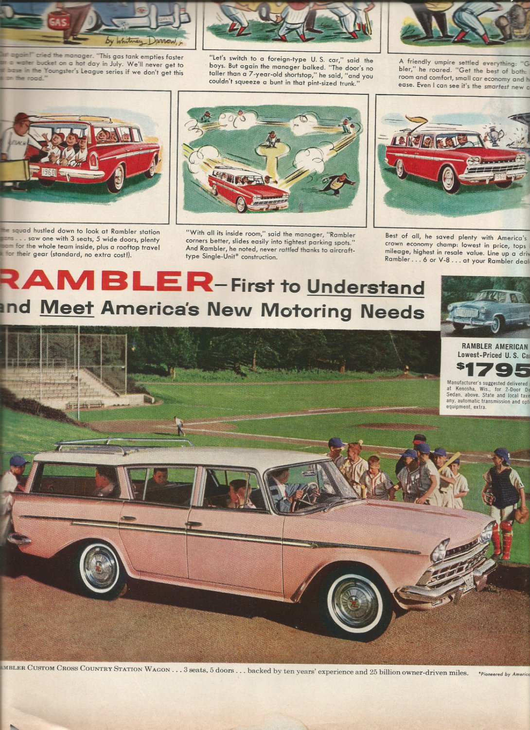 April 18, 1960 Rambler- first to understand and Meet America's motoring ...