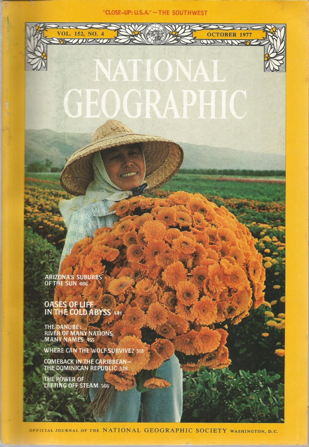National Geographic- October 1977- Where can the wolf survive