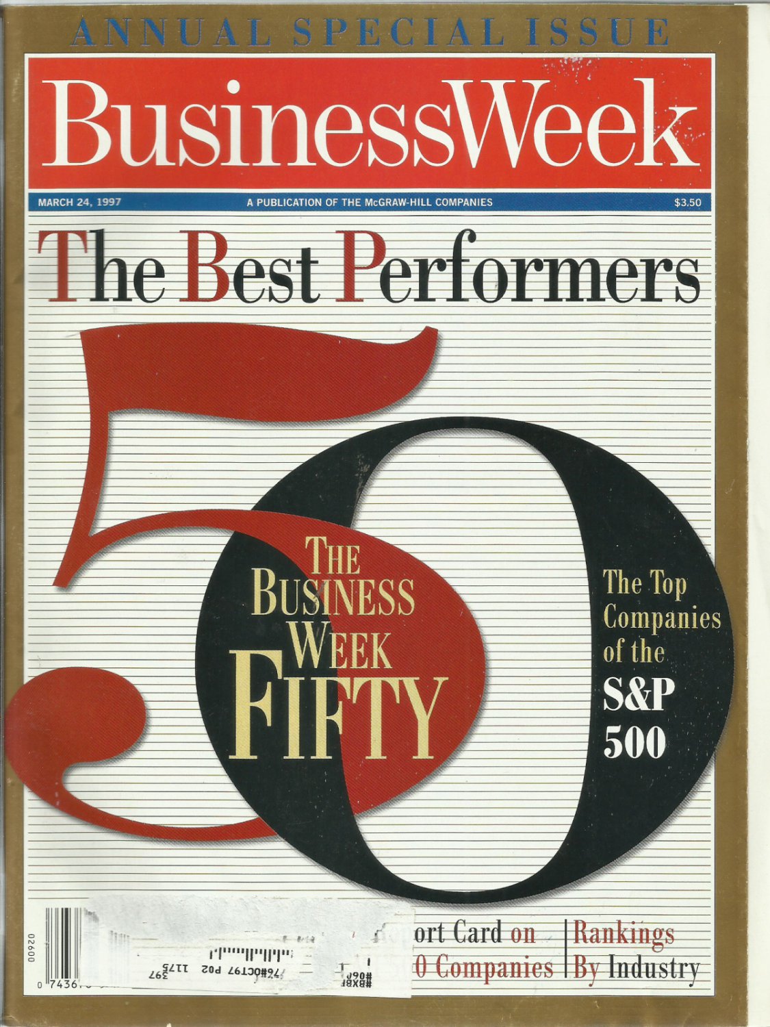 Business Week Magazine- March 24. 1997- The Top Companies of the S&P 500