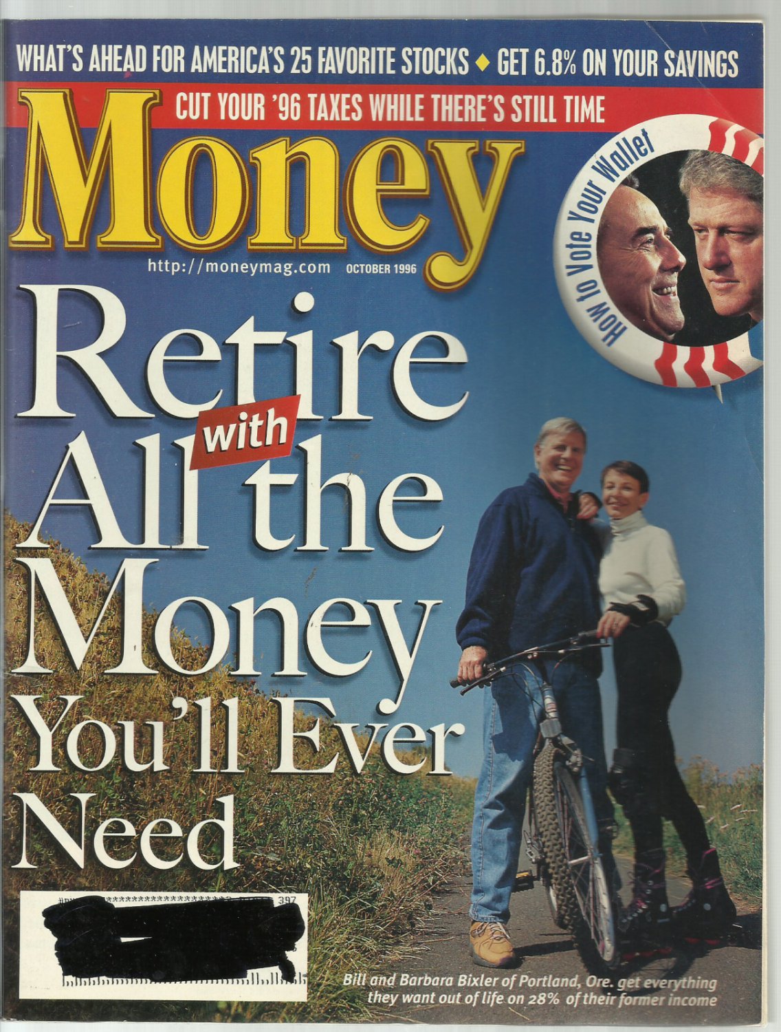 Money Magazine- October 1996- Retire with all the money you''ll ever need