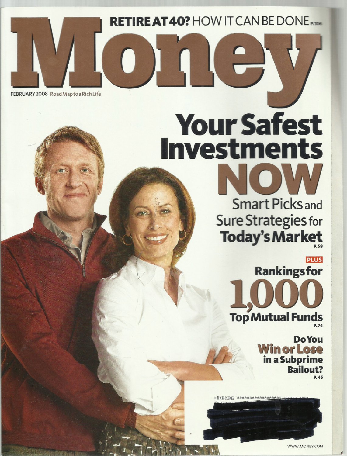 Money Magazine- February 2008- Retire at 40? How it can be done