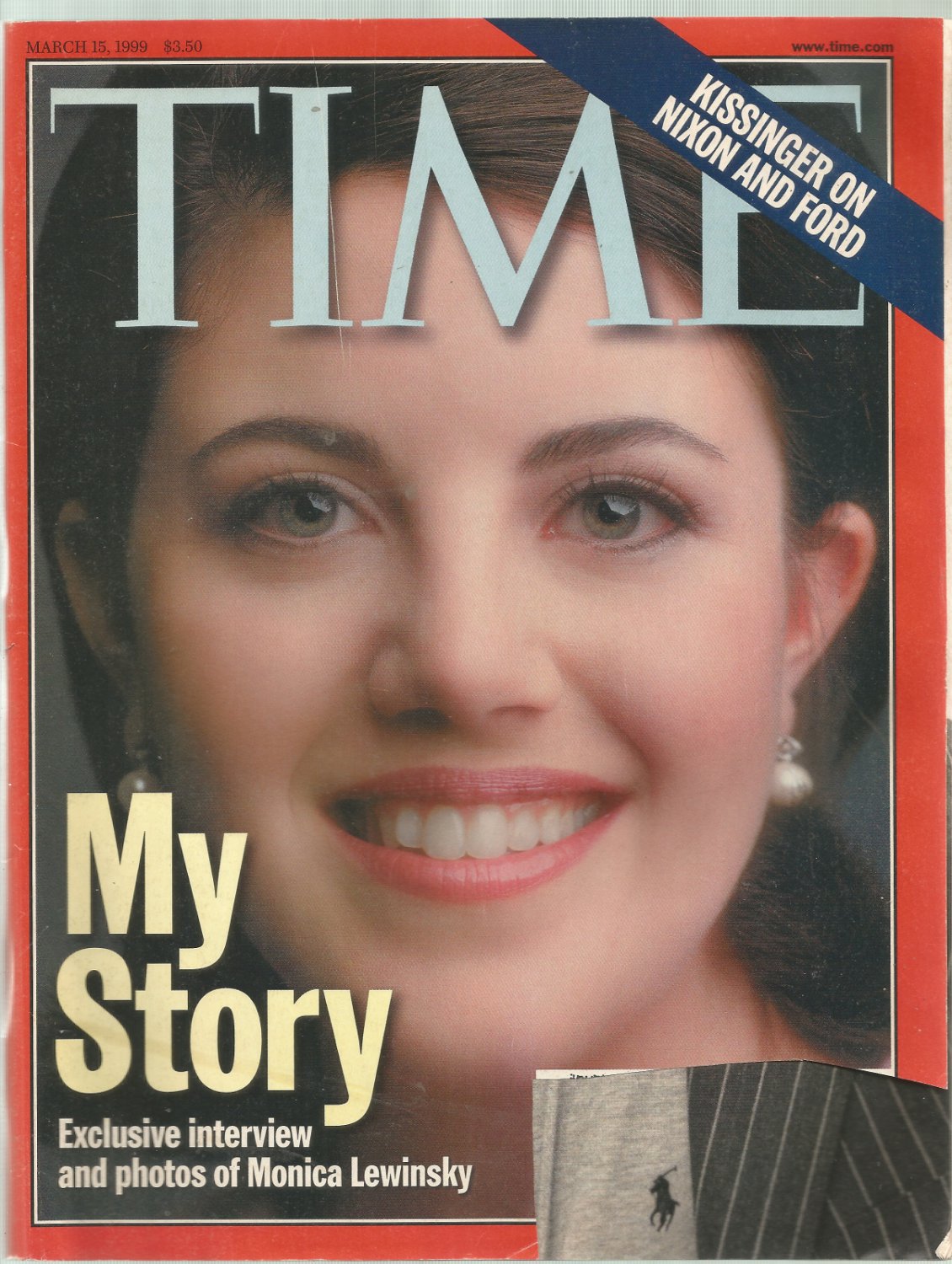 Time magazine- March 15, 1999- Monica Lewinsky