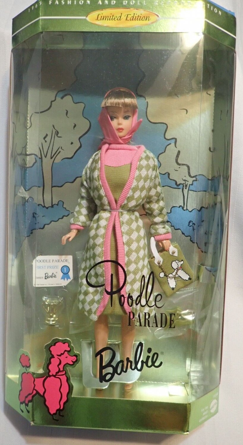 Barbie 1965 Poodle Parade Doll Limited Edition Reproduction 1995 Mattel