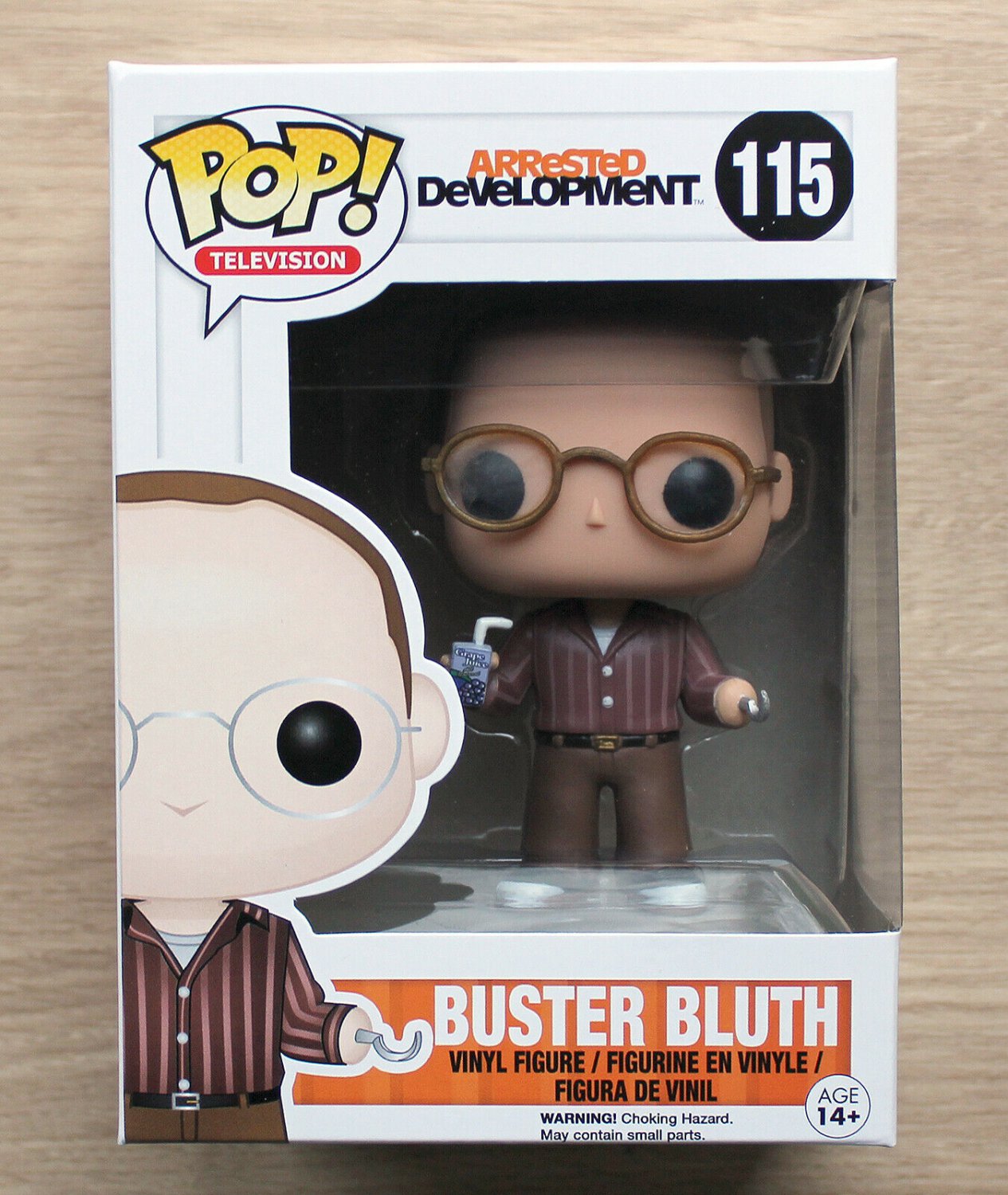 Funko Pop Arrested Development Buster Bluth + Free Protector
