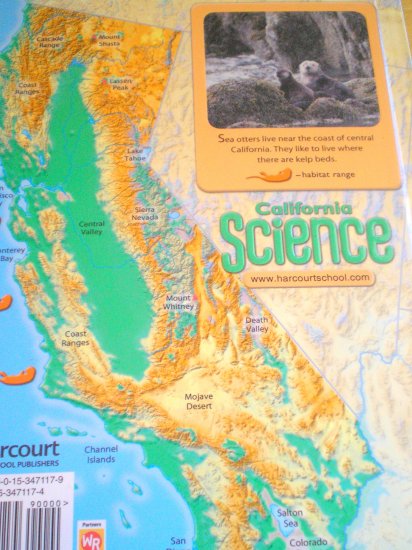 Harcourt Science Grade 1 California Edition (2007) Student Textbook