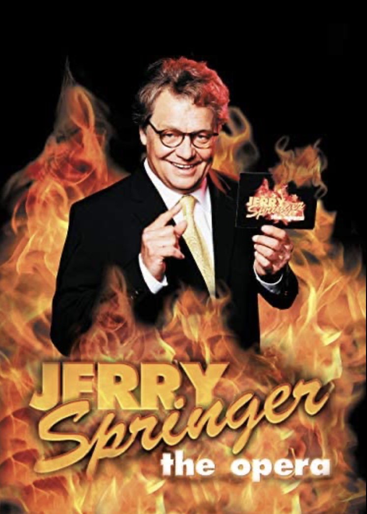 Jerry Springer : The Opera - 2005 - RARE Blu Ray