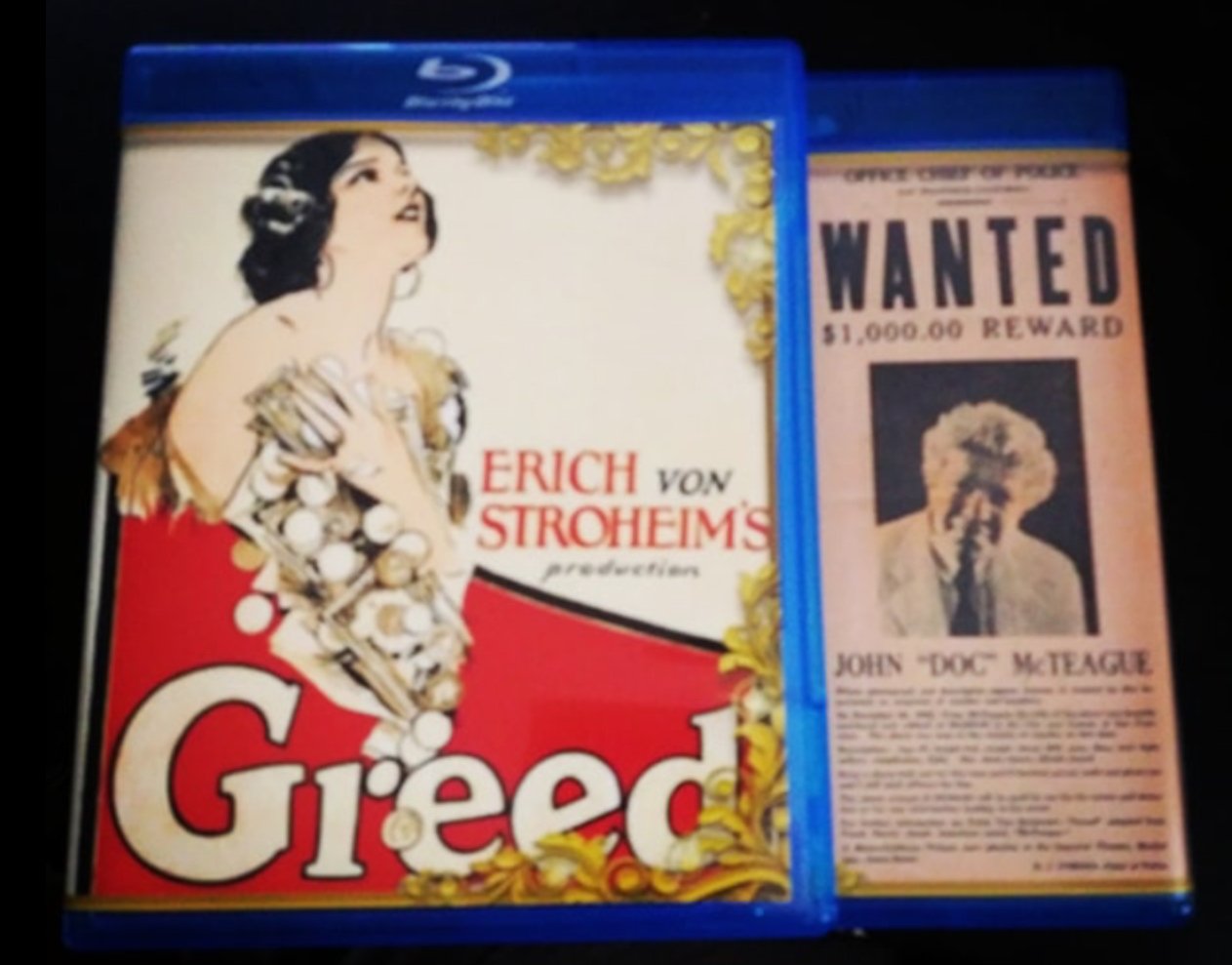 Greed - 1924 - Blu Ray/ DVD Combo