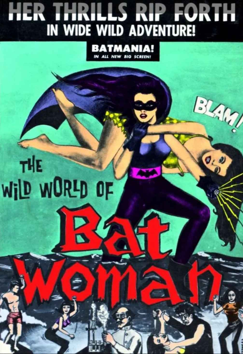 Wild World Of Bat Woman - 1966 - DVD RARE