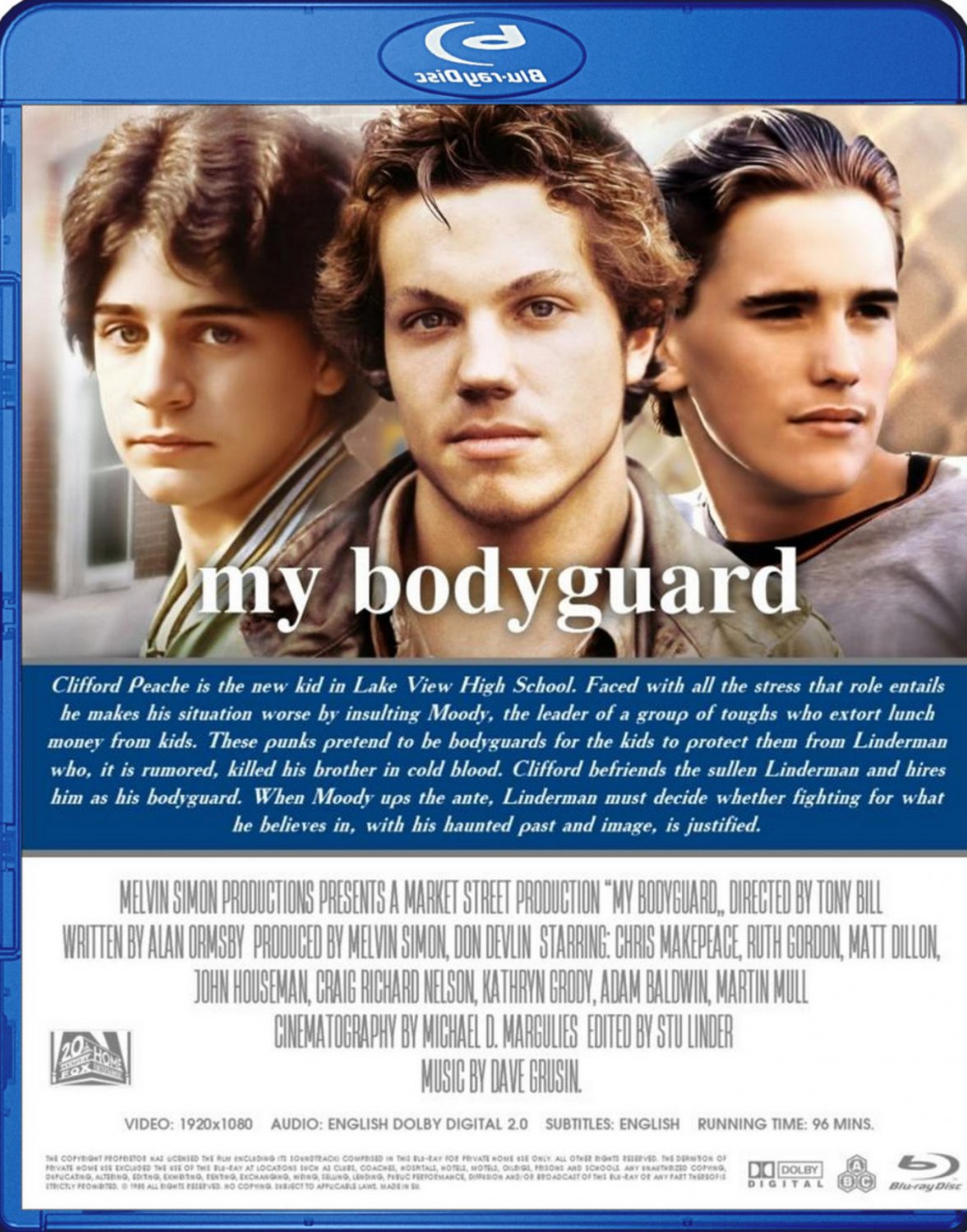 My Bodyguard - 1980 - Blu Ray