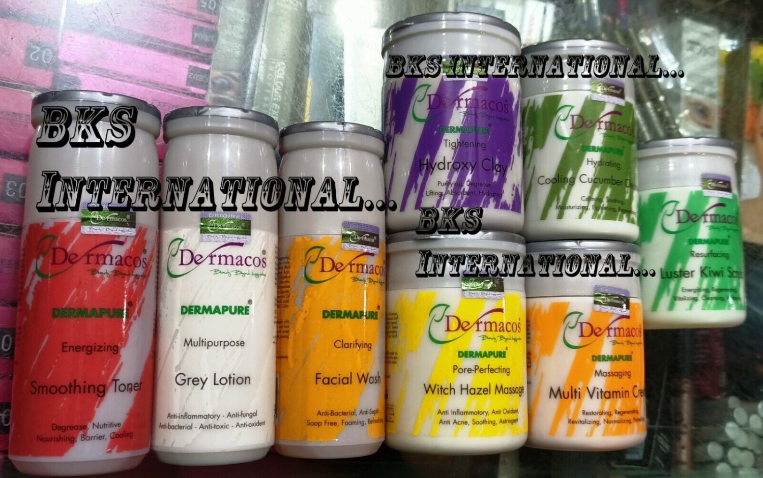 Dermacos Professional Anti-Aging FACIAL KIT For Skin Polish set & Acne ...