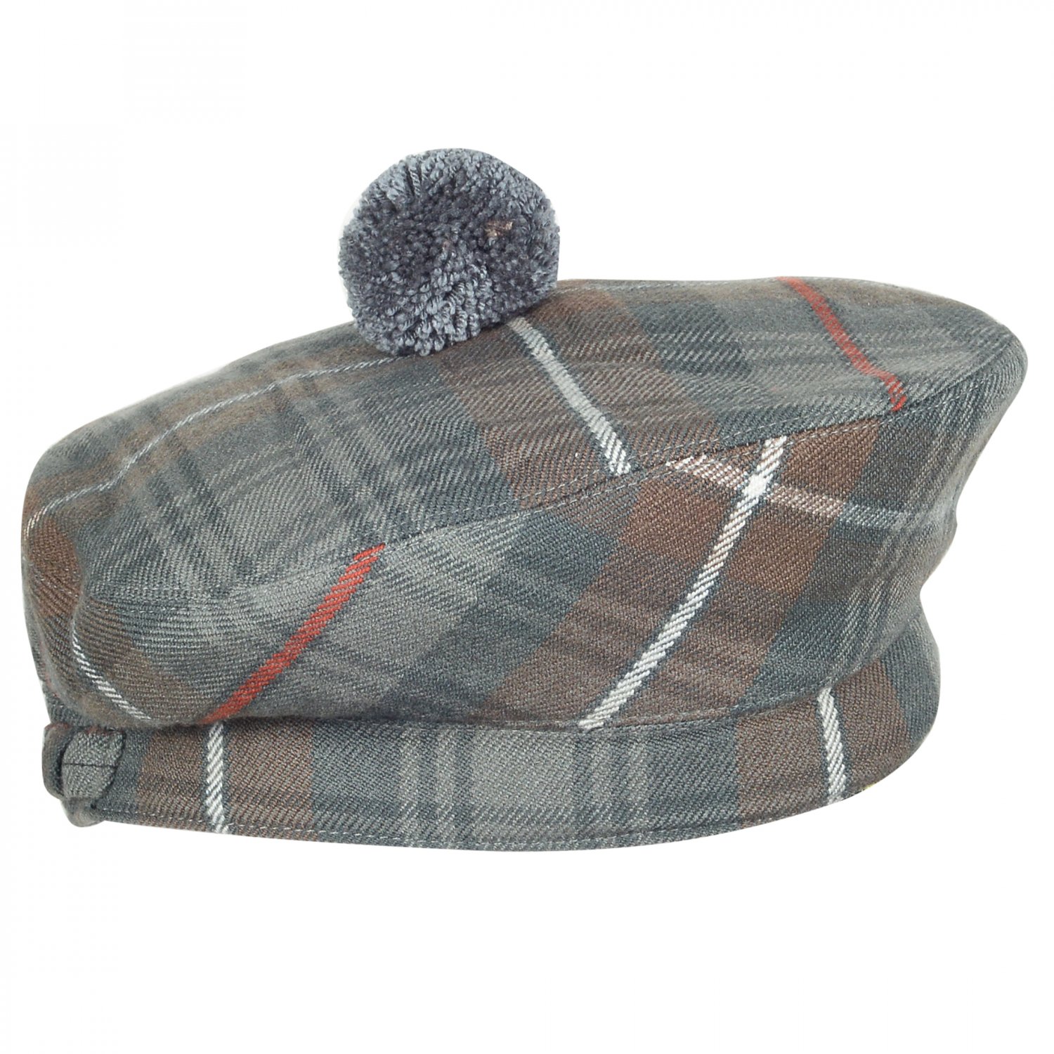 Scottish Mackenzie Weathered Tartan BALMORAL HAT Military Highlander ...